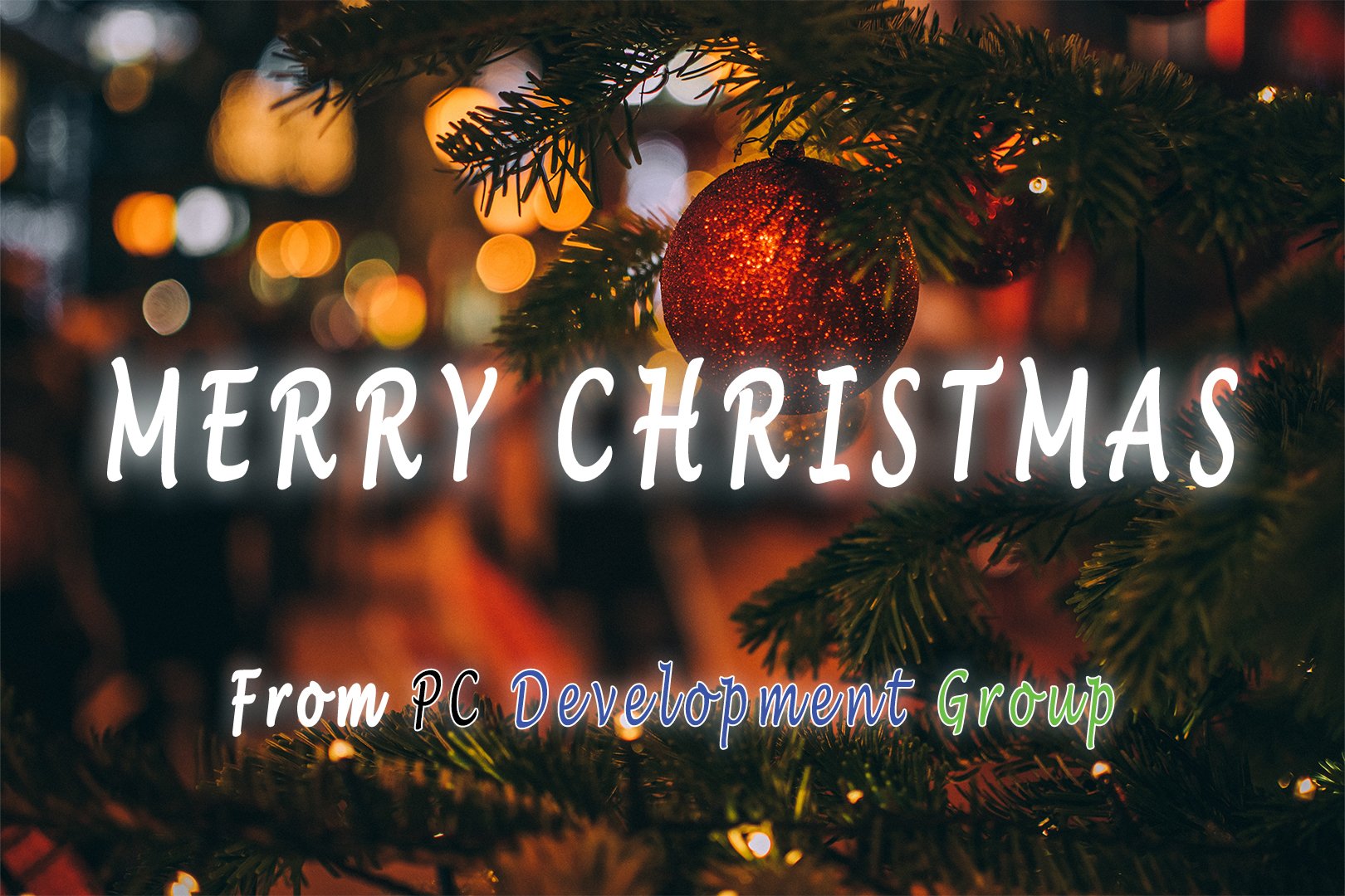 Happy Holidays! - PC Development Group